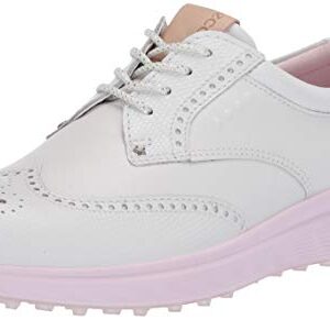 ECCO Women's S-Classic Hydromax Golf Shoe, White, 11-11.5