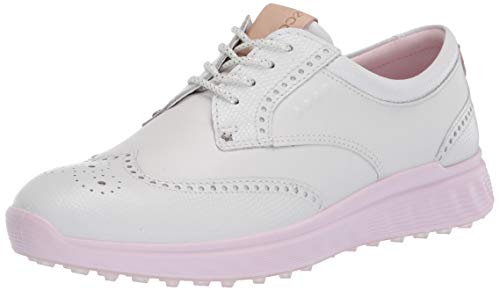 ECCO Women's S-Classic Hydromax Golf Shoe, White, 11-11.5