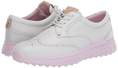 ECCO Women's S-Classic Hydromax Golf Shoe, White, 11-11.5