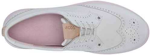 ECCO Women's S-Classic Hydromax Golf Shoe, White, 11-11.5