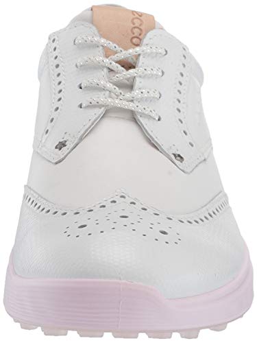 ECCO Women's S-Classic Hydromax Golf Shoe, White, 11-11.5