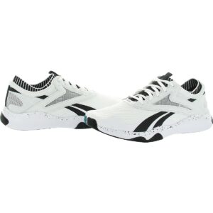 Reebok Women's HIIT Training Shoe, White/Black/Seaport Teal, 8 M US