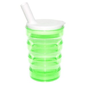 rehabilitation advantage long spout feeding cup green