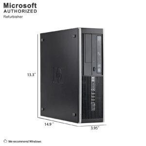 HP Elite Desktop Computer, Intel Core 2 Duo 2.9 GHz, 8 GB RAM, 500 GB HDD, Keyboard & Mouse, Wi-Fi, 22 in LCD Monitor (Brands Vary), DVD, Windows 10, (Renewed)