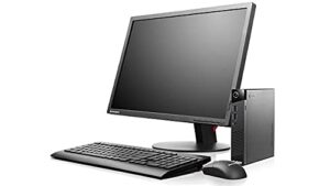 lenovo thinkcentre m93p tiny mini business desktop computer, intel dual-core i5-4570t processor up to 3.60 ghz, 8gb ram, 240gb ssd, wifi, windows 10 pro,mounted on 22 lcd aio (renewed)