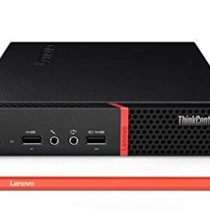 Lenovo Thinkcentre M715q Business Mini Tiny Desktop (AMD Ryzen 5 Pro 2400GE Quad Core 3.8GHz, 8GB DDR4 RAM, 256GB NVMe PCIe M.2 SSD) WiFi AC, Bluetooth, DisplayPort, Windows 10 Pro 64-Bit