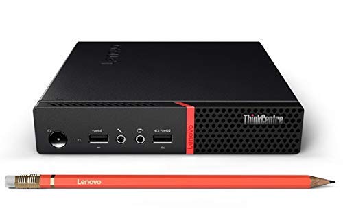 Lenovo Thinkcentre M715q Business Mini Tiny Desktop (AMD Ryzen 5 Pro 2400GE Quad Core 3.8GHz, 8GB DDR4 RAM, 256GB NVMe PCIe M.2 SSD) WiFi AC, Bluetooth, DisplayPort, Windows 10 Pro 64-Bit