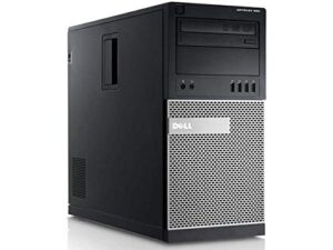 gaming dell optiplex tower computer desktop pc (intel core i5 3.1ghz, 16gb ram, 2tb hdd + 128gb ssd, wifi, bluetooth, dvd-rw, hdmi) nvidia geforce gt 730 4gb graphics (renewed)