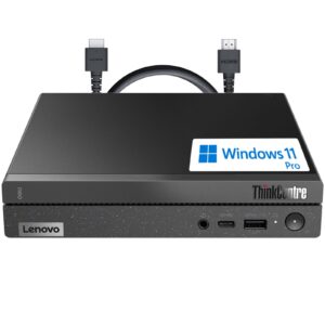 oem lenovo thinkcentre m70q tiny m70 intel hexa core (6 cores) i5-10400t, 16gb ram, 512gb nvme 4.0, hdmi cable, w10p, wifi 6, 3yr, business desktop