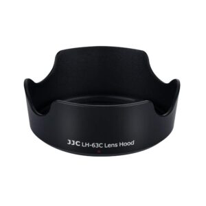 18-55mm lens hood shade for canon ef-s 18-55mm f/3.5-5.6 is stm & rf 24-50mm f/4.5-6.3 is stm lens replaces canon ew-63c hood for canon rebel t8i t7i t7 t6i sl3 sl2 eos r8 r10 r7 90d 80d 77d