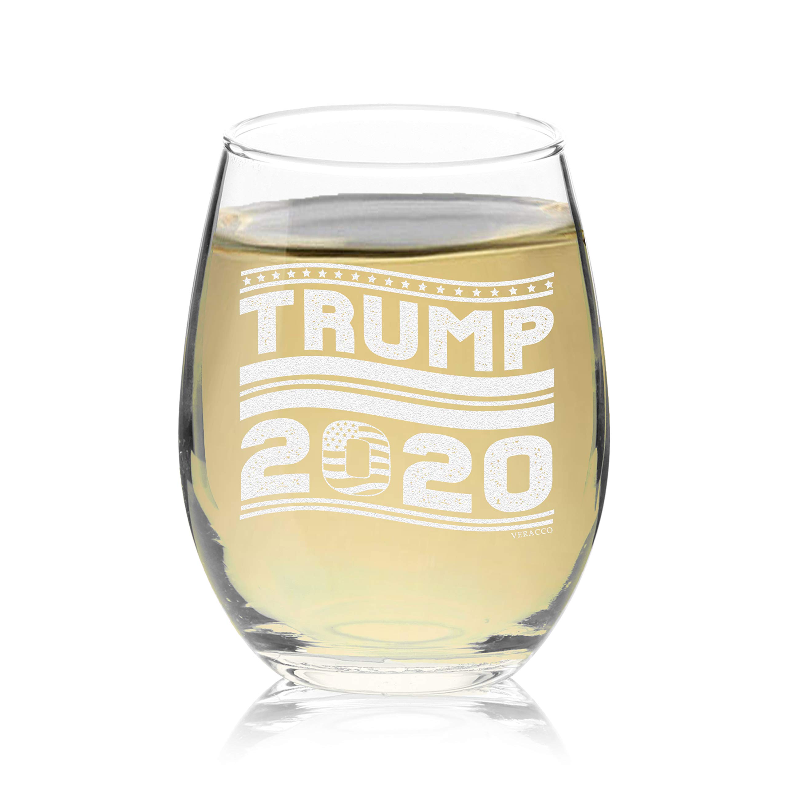 Veracco Trump 2020 Stemless Wine Glass