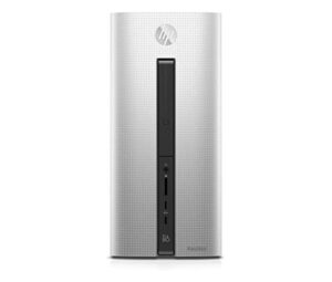 hp pavilion desktop 550-126 i5-6400 2.7ghz 12gb 1tb dvdrw w10 64-bit, silver, large (renewed)