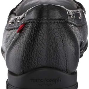 MARC JOSEPH NEW YORK Women's Leather Made in Brazil Spring Street Golf Shoe, Black Tumbled Grainy, 11 M US