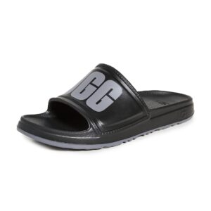 UGG Men's Wilcox Slide Sandal, Black, 10