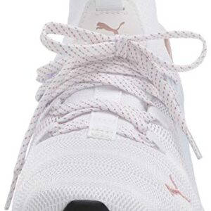 PUMA Women's Enzo 2's Cross Trainer, White-Rose Gold, 10 M US