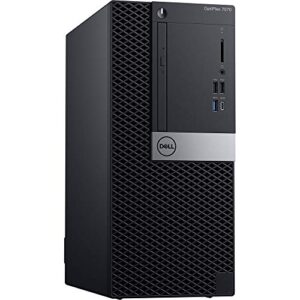 dell optiplex 7070 desktop computer - intel core i7-9700 - 16gb ram - 256gb ssd - tower