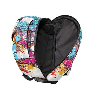 Colorful Splash Dreamcatcher Backpacks Travel Laptop Daypack School Bags for Teens Men Women