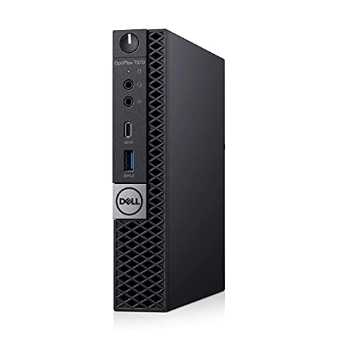 Dell OptiPlex 7070 Desktop Computer - Intel Core i7-9700T - 16GB RAM - 256GB SSD - Micro PC, Windows 10 Pro