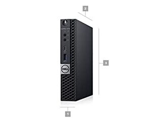 Dell OptiPlex 7070 Desktop Computer - Intel Core i7-9700T - 16GB RAM - 256GB SSD - Micro PC, Windows 10 Pro