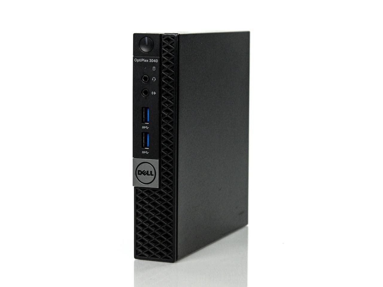 Dell OptiPlex 3040 Micro Business Desktop PC, Intel Core i3 6100T 3.2 GHz, 8 GB DDR3L, 256 GB SSD, WiFi, BT, DP, HDMI, Windows 10 64 Bit-Multi-Language Supports English/Spanish/French(Renewed)