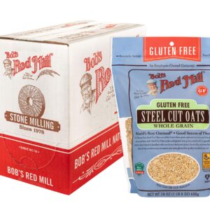 Bob's Red Mill Gluten Free Steel Cut Oats, 24-ounce (Pack of 4)