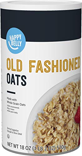 Amazon Brand - Happy Belly Old Fashioned Oats, 1.12 pound (Pack of 1)