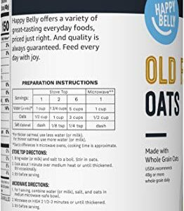 Amazon Brand - Happy Belly Old Fashioned Oats, 1.12 pound (Pack of 1)