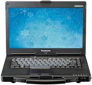 panasonic toughbook cf-53 laptop pc, 14 hd display, intel i5-2520m 2.5ghz, 16gb ram, 1tb ssd, windows 10 (renewed)