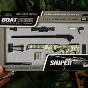 GoatGuns Miniature SR Model Camouflage | 1:3 Scale Diecast Metal Build Kit