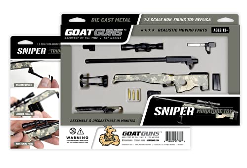 GoatGuns Miniature SR Model Camouflage | 1:3 Scale Diecast Metal Build Kit