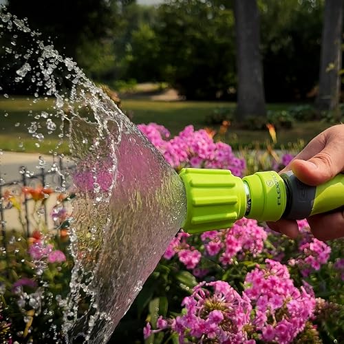 Flexzilla Garden Hose Nozzle - Heavy Duty Twist Action, NFZG62, ZillaGreen™