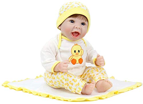 Aori Lifelike Reborn Baby Dolls - Realistic Newborn Baby Doll with Feeding Toy Accessories for Kids 3+