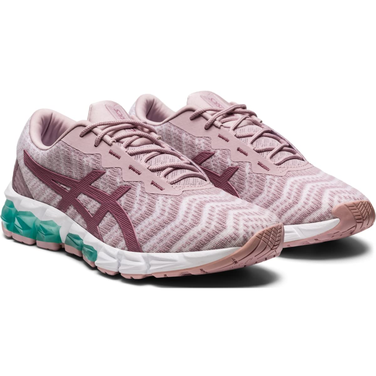 ASICS Women's Gel-Quantum 180 5 Running Shoes, 9, Watershed Rose/Purple Oxide