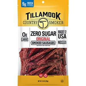 Tillamook Country Smoker Keto Friendly Zero Sugar Smoked Sausages, Original, 10 Ounce