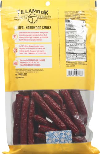 Tillamook Country Smoker Keto Friendly Zero Sugar Smoked Sausages, Original, 10 Ounce