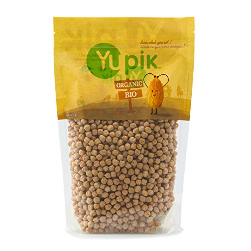 Yupik Organic Raw Chickpeas, 2.2 lb, Non-GMO, Vegan, Gluten-Free, Pack of 1