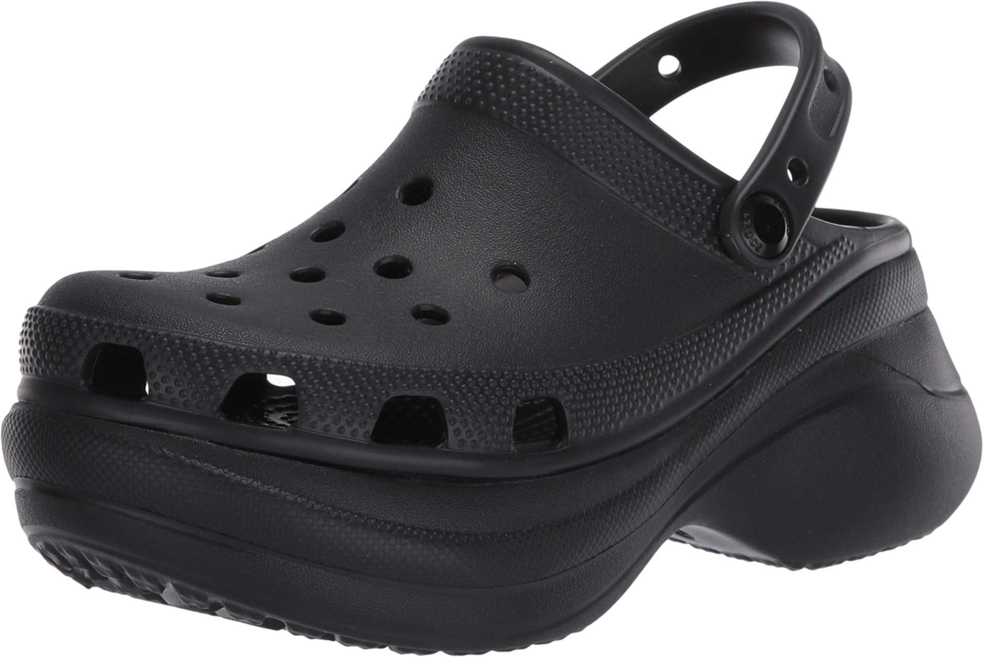 Crocs Women's Classic Bae Clog | Platform Shoes, Black, Numeric_10