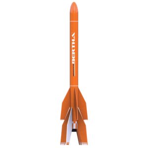 estes boosted bertha flying model rocket kit| multi-stage booster rocket | advanced level build | soarsup to 1000'