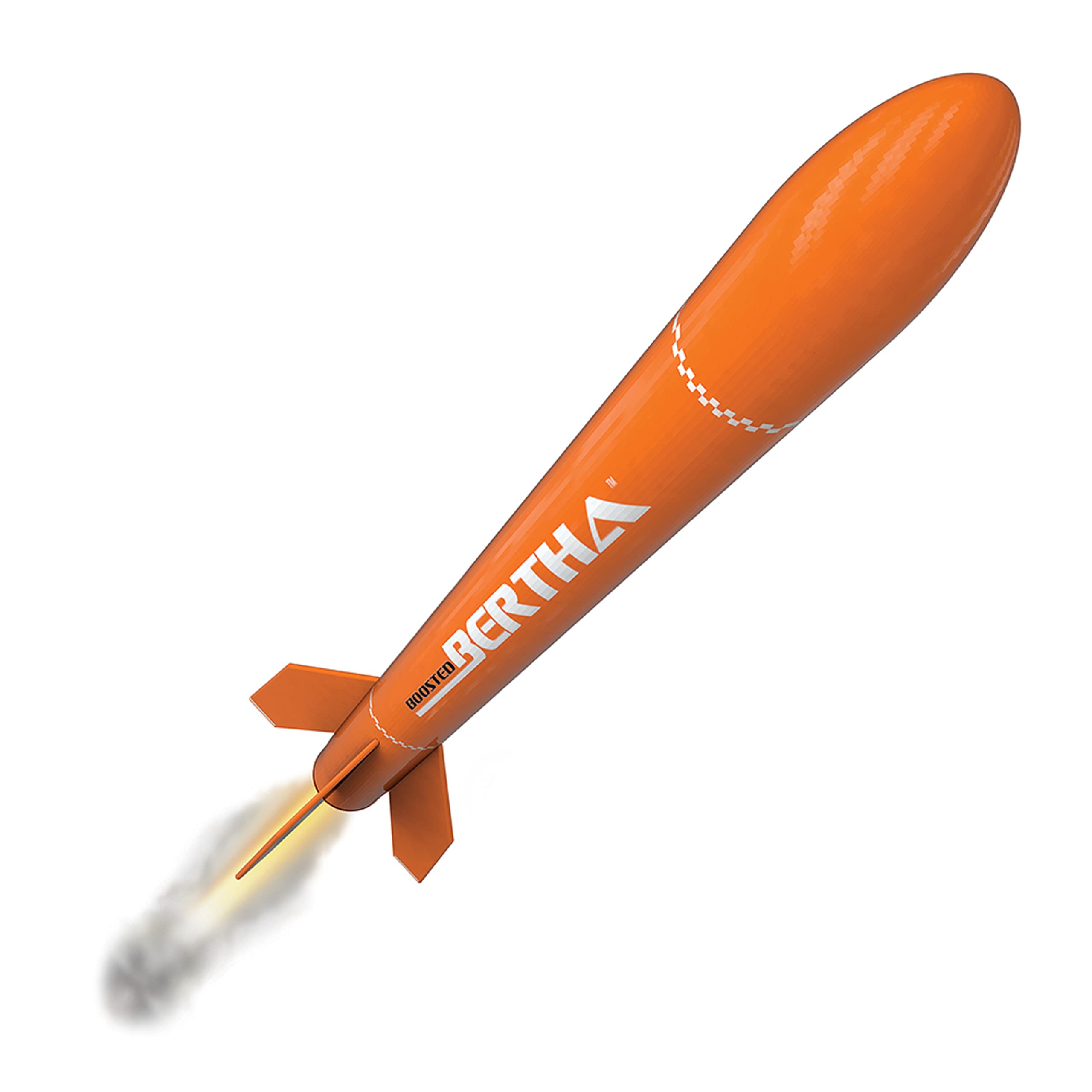 Estes Boosted Bertha Flying Model Rocket Kit| Multi-Stage Booster Rocket | Advanced Level Build | Soarsup to 1000'