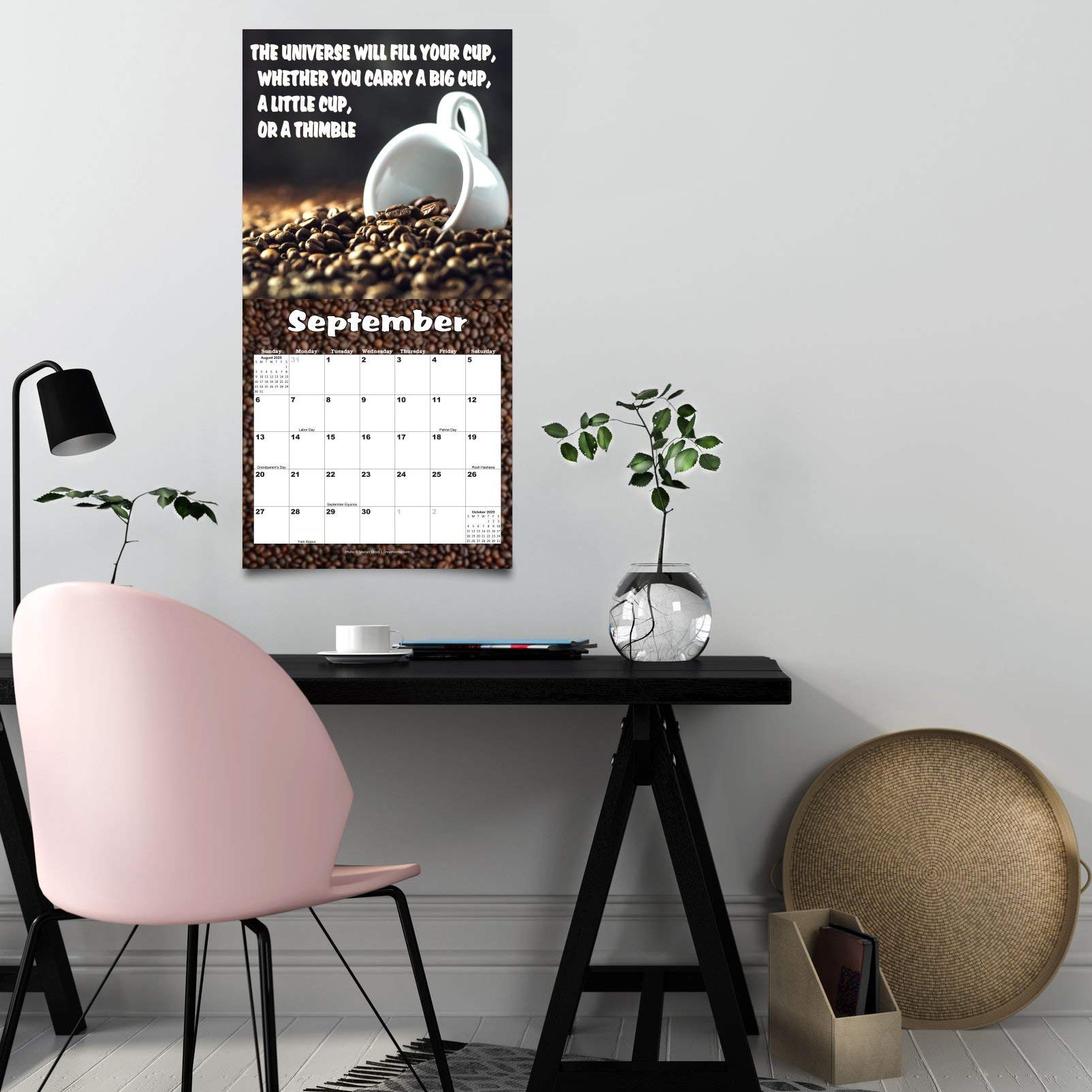 2024 Success Motivational Wall Calendar, Powerful Inspirational Quotes for Success in Life and Business, Large 12 x 12 Inch Full Color Photos