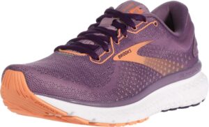 brooks womens glycerin 18 running shoe - valerian/jewel/cantaloupe - b - 10.5