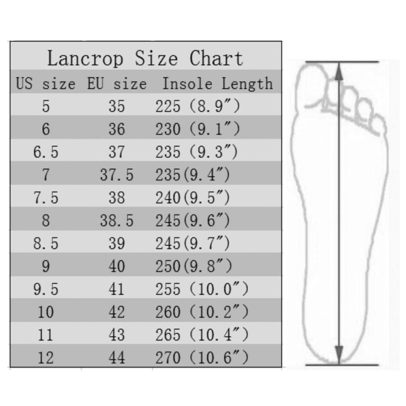 LANCROP Women's Lightweight Walking Shoes - Casual Breathable Mesh Slip On Sneakers 9 M US All Black