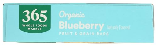 365 by Whole Foods Market, Organic Blueberry Cereal Bar 6 Count, 7.8 Ounce