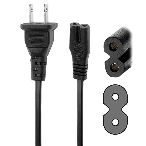 SLLEA 2-Prong AC in Power Cord Outlet Socket Cable Plug Lead for Okin Electric Recliner or Liftchair Lift Chair