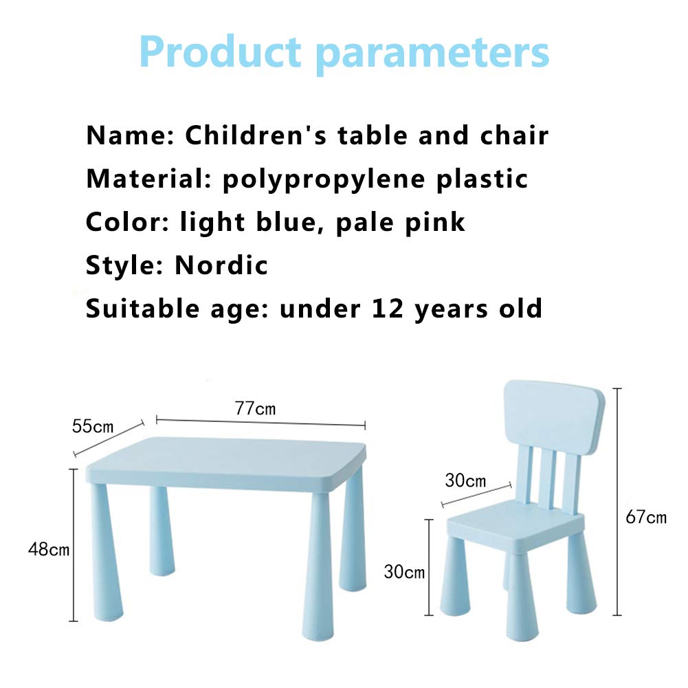 Soerreo Children's Chair Kindergarten Baby Learning Chair Plastic Game Chair Removable