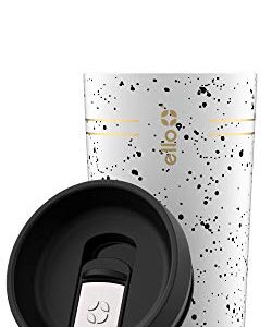 Ello Jones Stainless Steel Travel Coffee Mug -Travel Tea Mug, 11oz, White Speckles