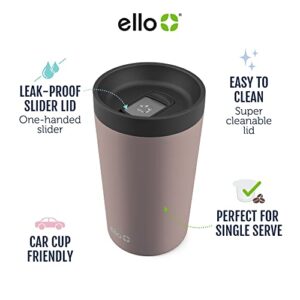 Ello Jones Stainless Steel Travel Coffee Mug -Travel Tea Mug, 11oz, White Speckles