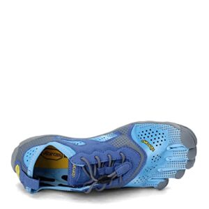 Vibram Women's V-Run Sneaker (Blue/Blue, 7.5, Numeric_7.5)