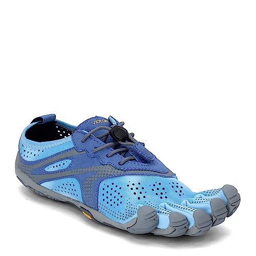 Vibram Women's V-Run Sneaker (Blue/Blue, 7.5, Numeric_7.5)