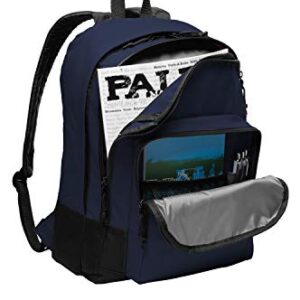 Personalized Customized Basic Classic Navy College Backpacks - Add Your Embroidered Name